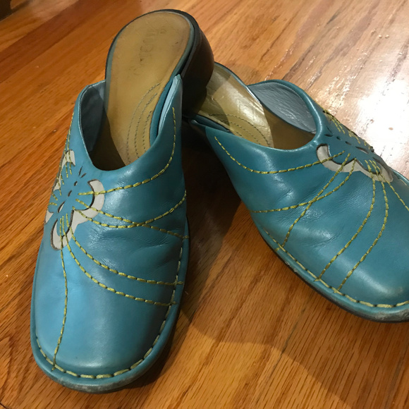 Indigo by Clarks | Shoes | Indigo By Clarks Mules Butterfly Blue | Poshmark